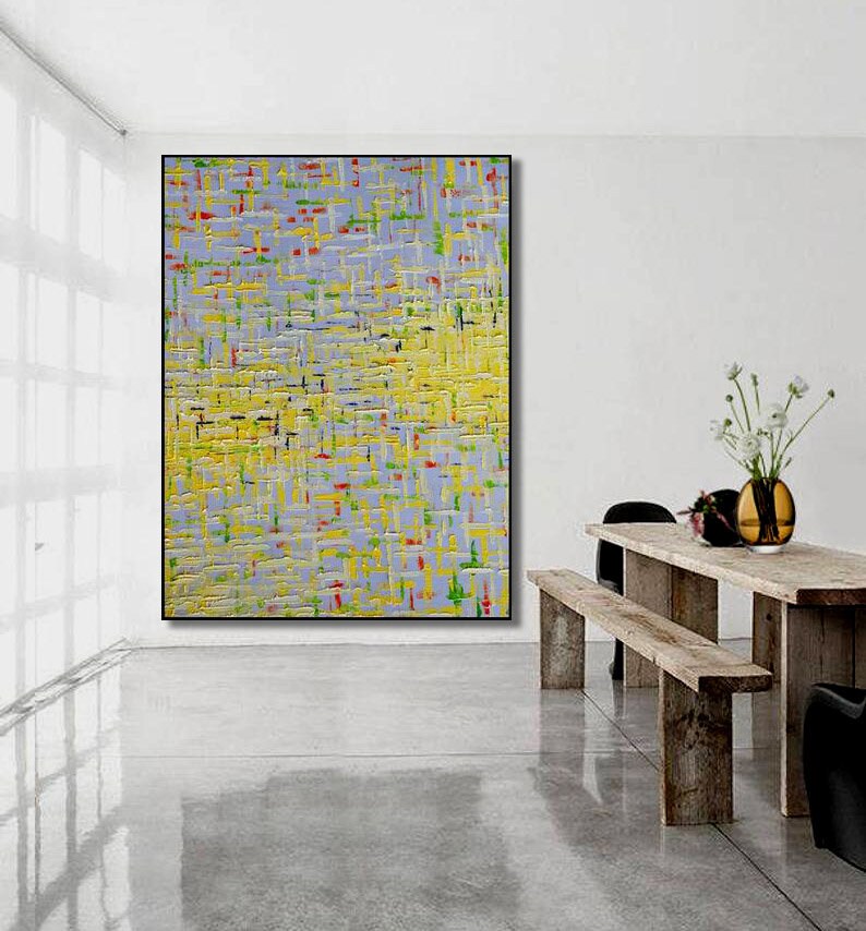 Large Abstract Painting, Contemporary Wall Art, Original Large Painting ...