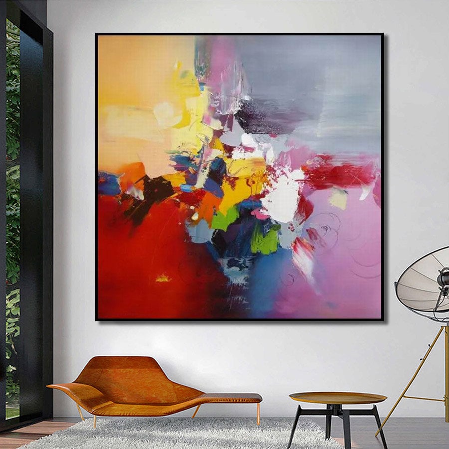 Large Abstract Painting, Modern Original Paintings, Contemporary Wall ...