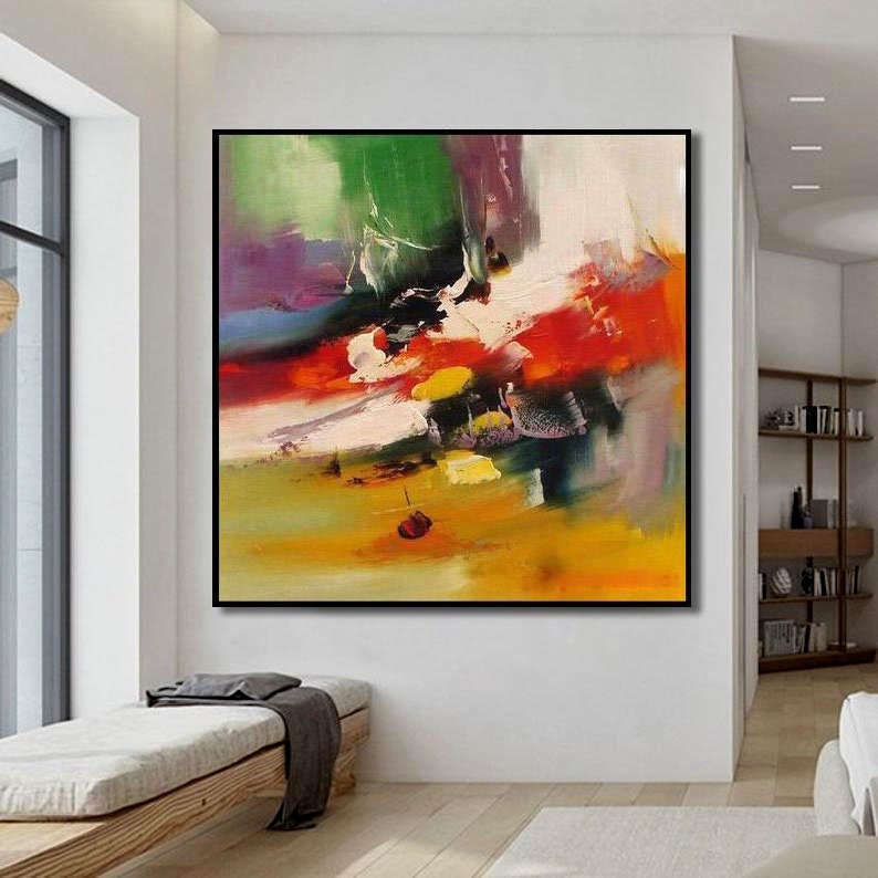 Oversized Abstract Art, Large Abstract Painting, Canvas Wall Art ...