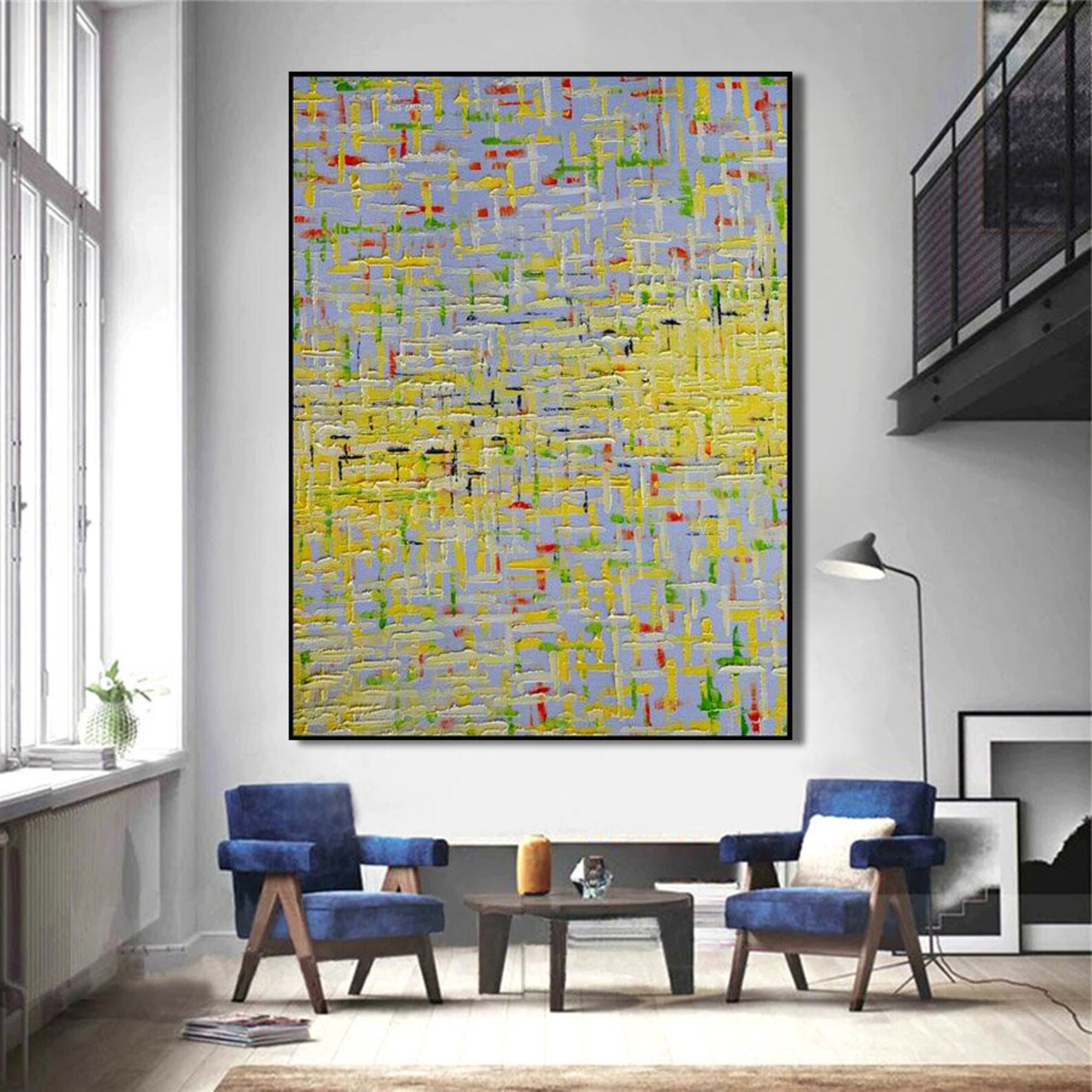 Large Abstract Painting, Contemporary Wall Art, Original Large Painting ...
