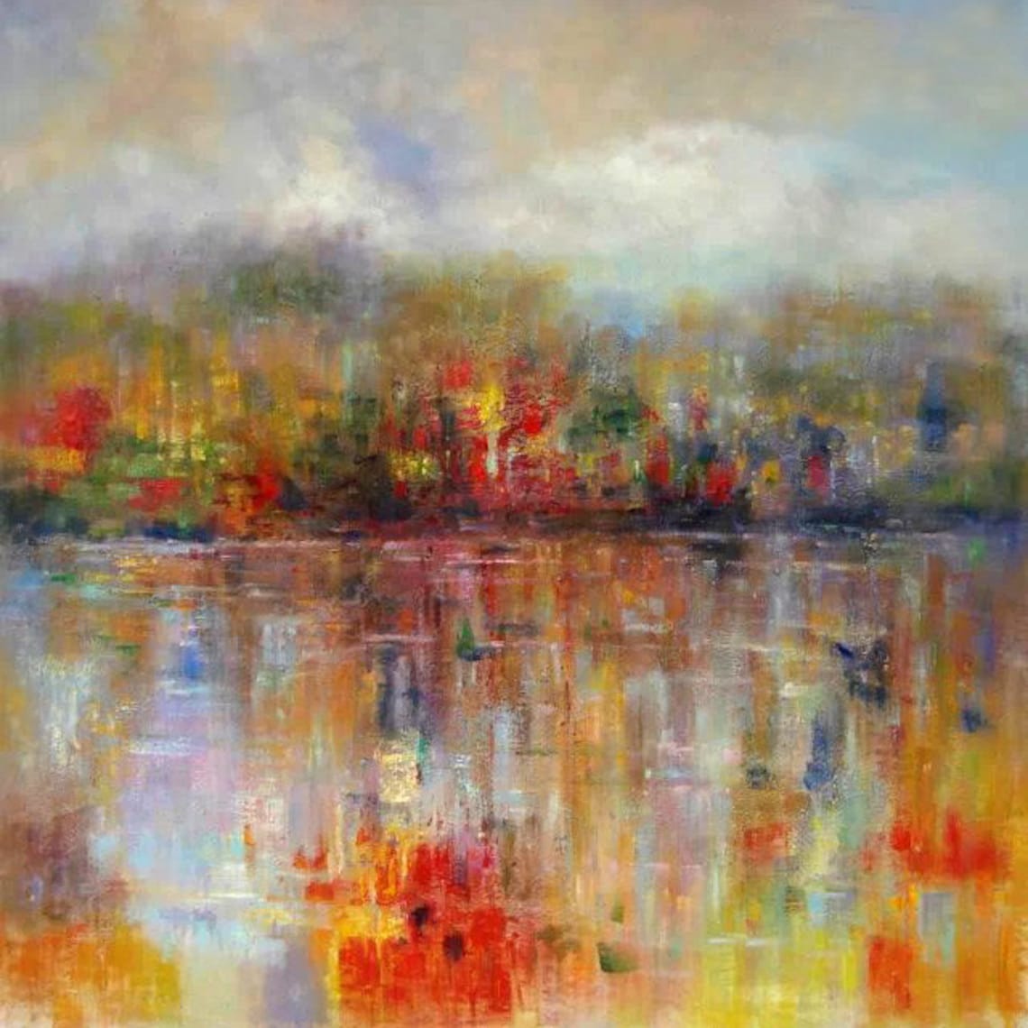 Contemporary Wall Art Handmade Art on Canvas Modern Original - Etsy