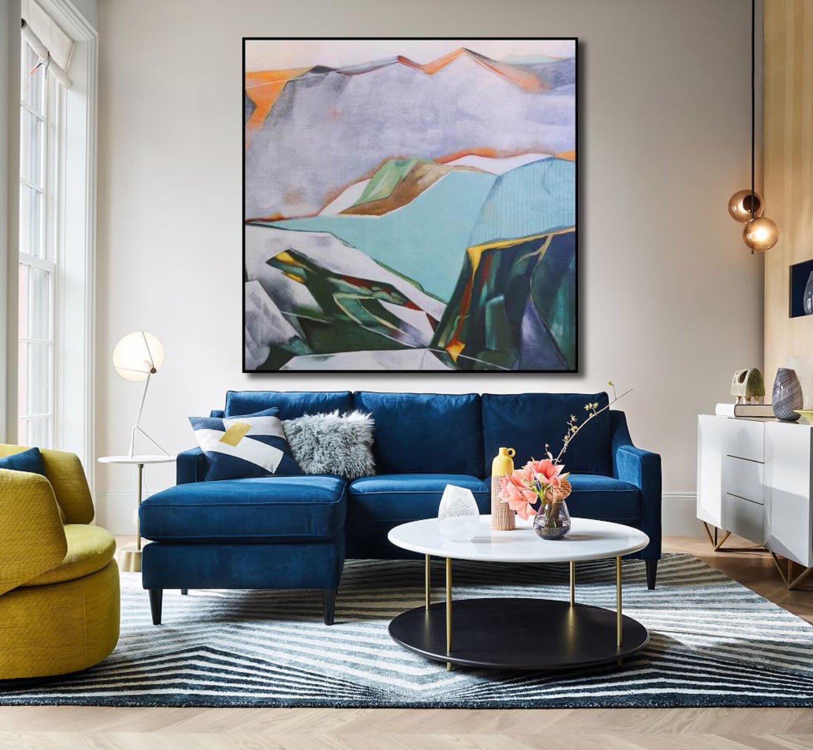 Original Canvas Painting, Handmade Art on Canvas, Modern Original ...
