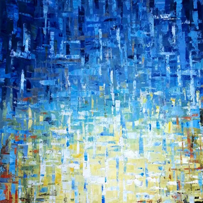 Large Abstract Painting Handmade Abstract Painting on Canvas - Etsy