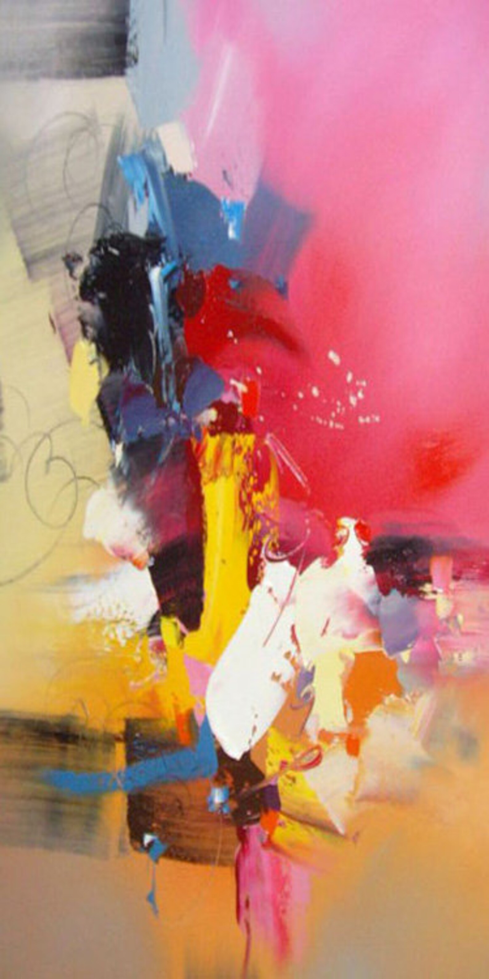 Extra Large Painting, Hand Painted Artwork, Contemporary Wall Art ...