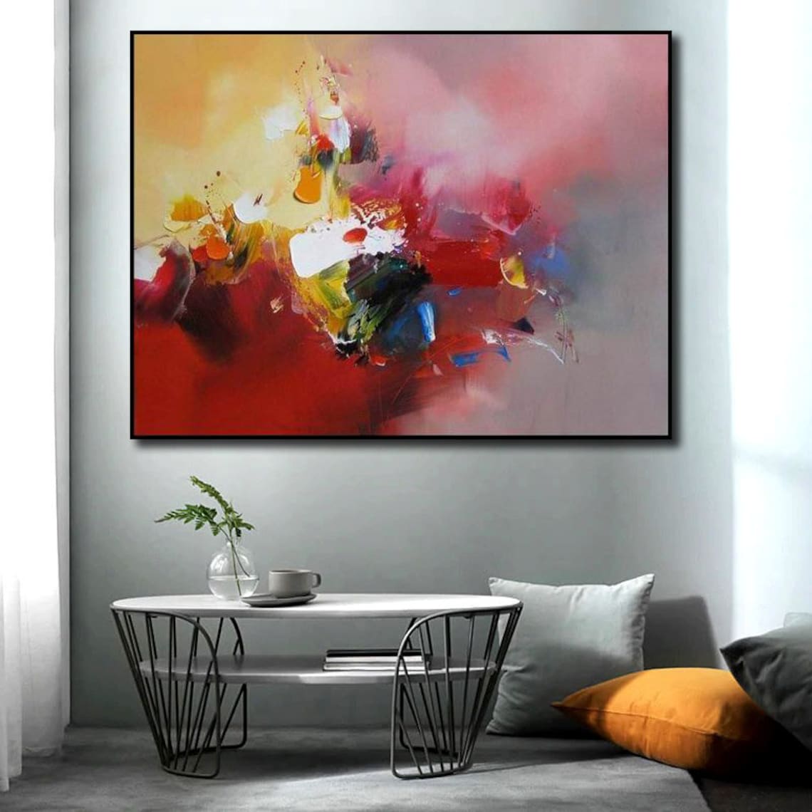 Large Abstract Painting Original Canvas Painting - Etsy