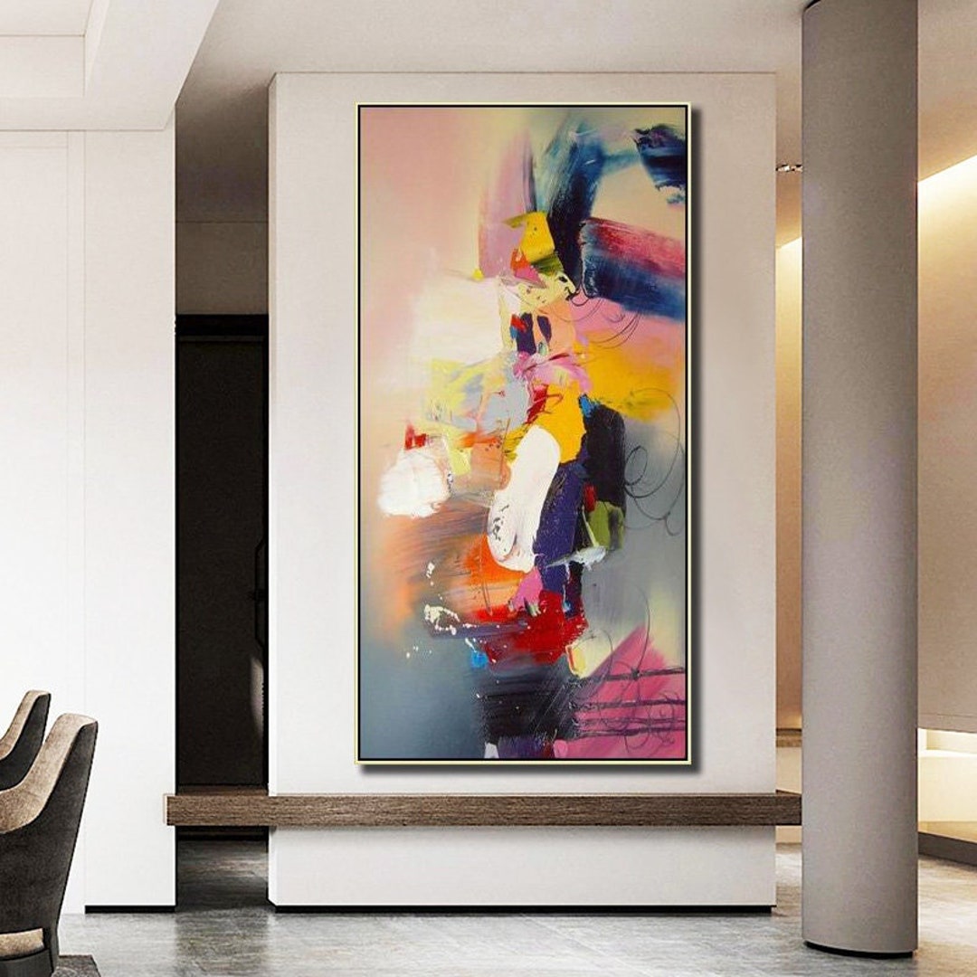 Extra Large Painting, Hand Painted Artwork, Contemporary Wall Art ...