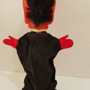 Vintage Satan Hand Puppet Theater Rubber Head Devil Lucifer Glove - Etsy