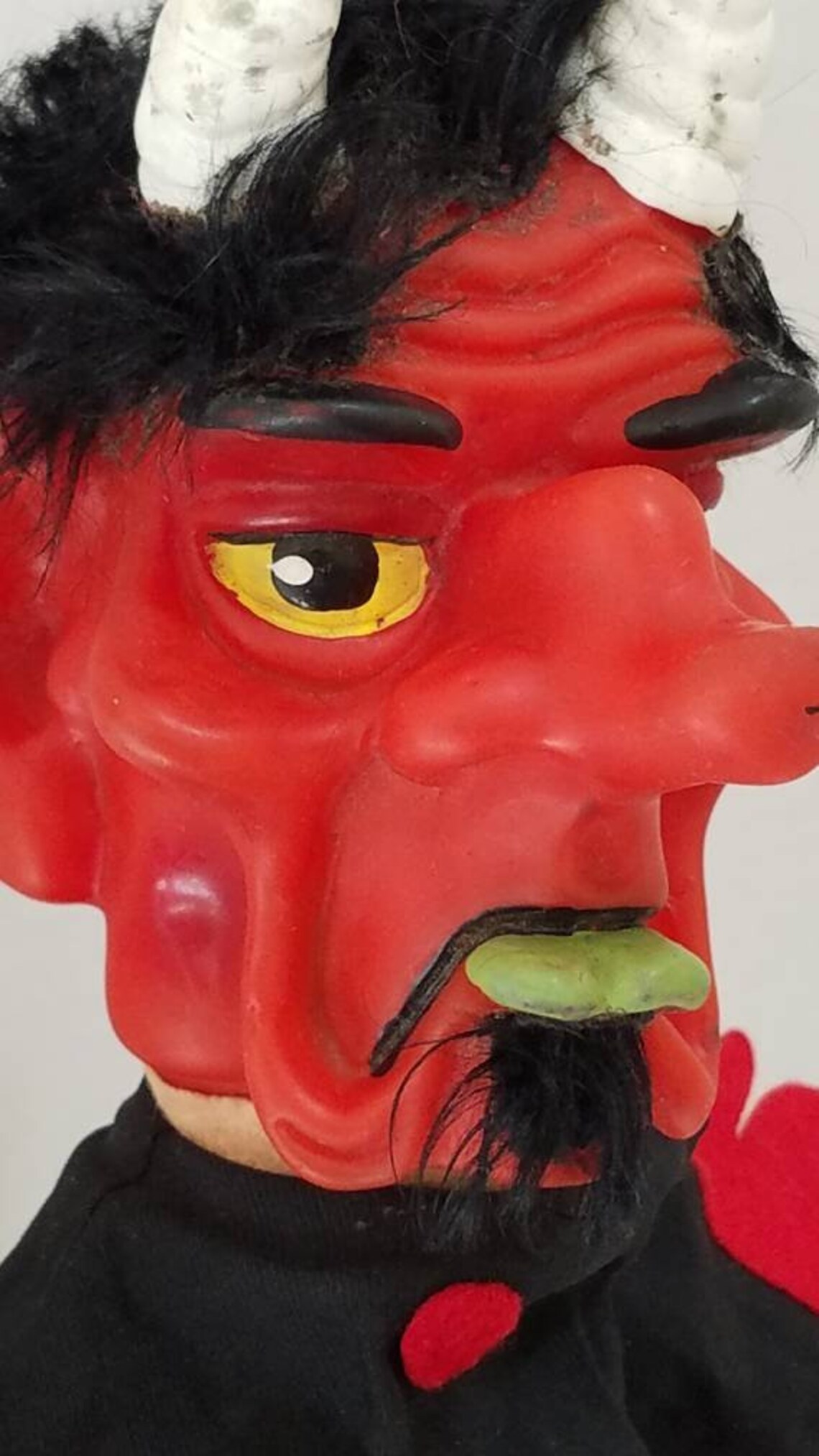 Vintage Satan Hand Puppet Theater Rubber Head Devil Lucifer Glove - Etsy UK