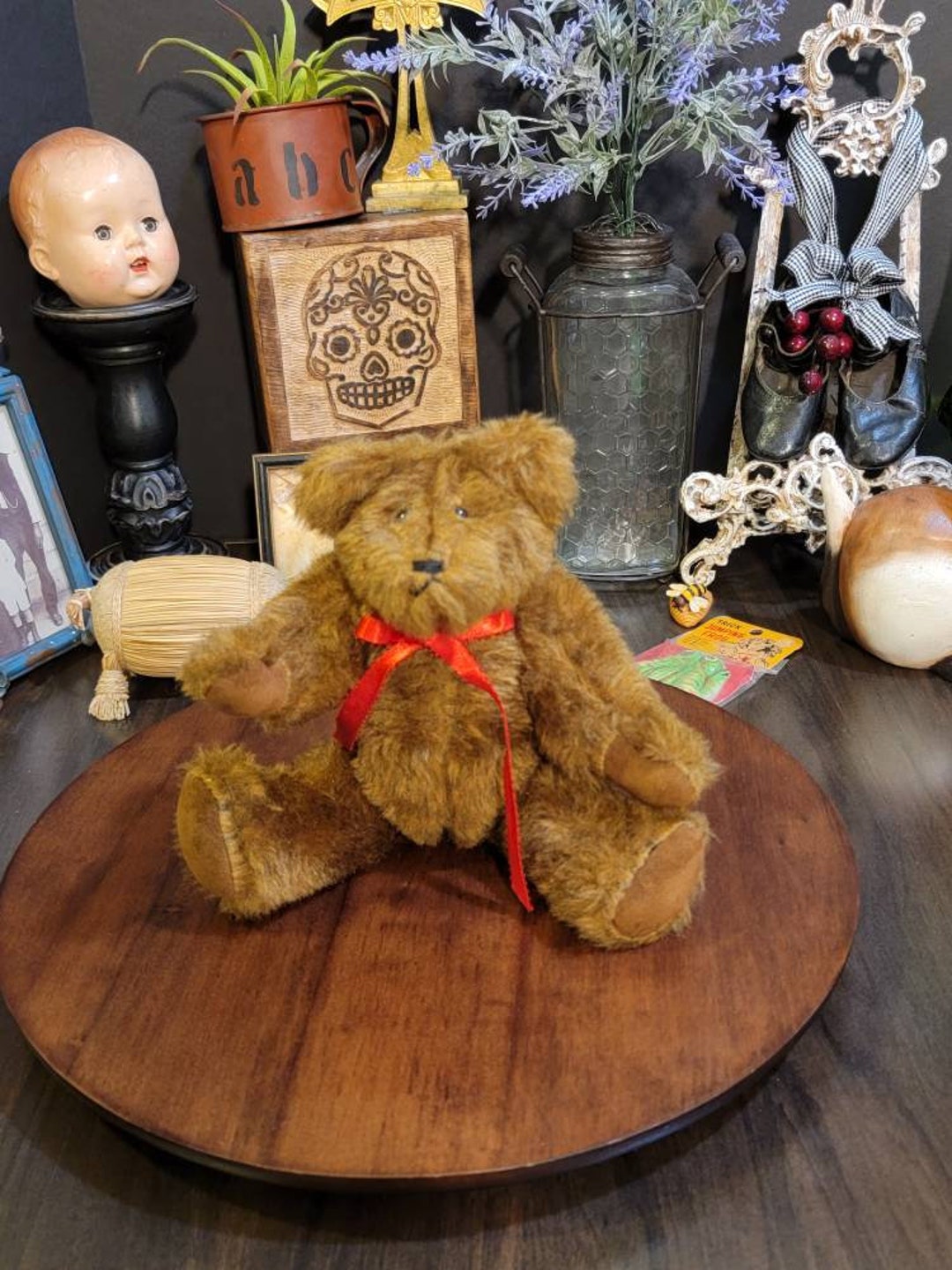 Vintage Bear, Brown Bear, Fully Jointed, Handcrafted by the Bear ...