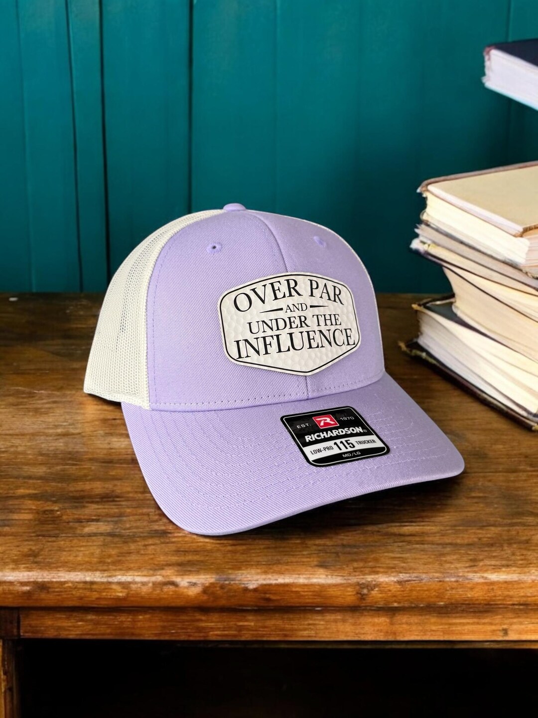 Golf Hats With Ponytail Hole, Womens Golf Hat, Over Par and Under the ...