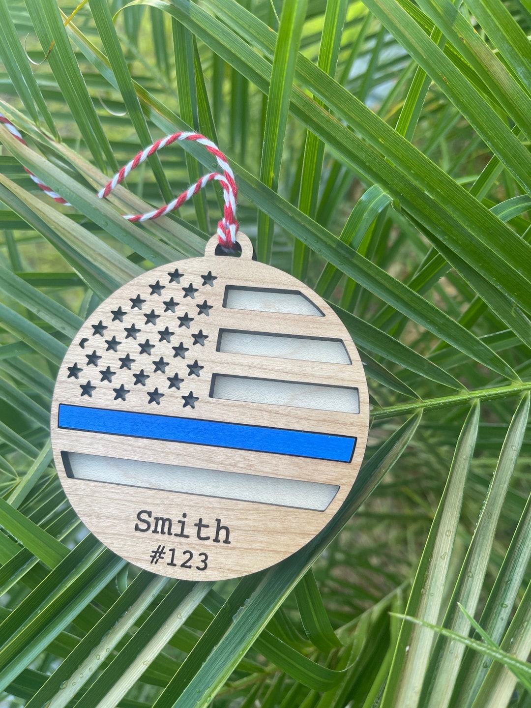 Personalized First Responder Christmas Ornaments | Firefighter Ornament ...