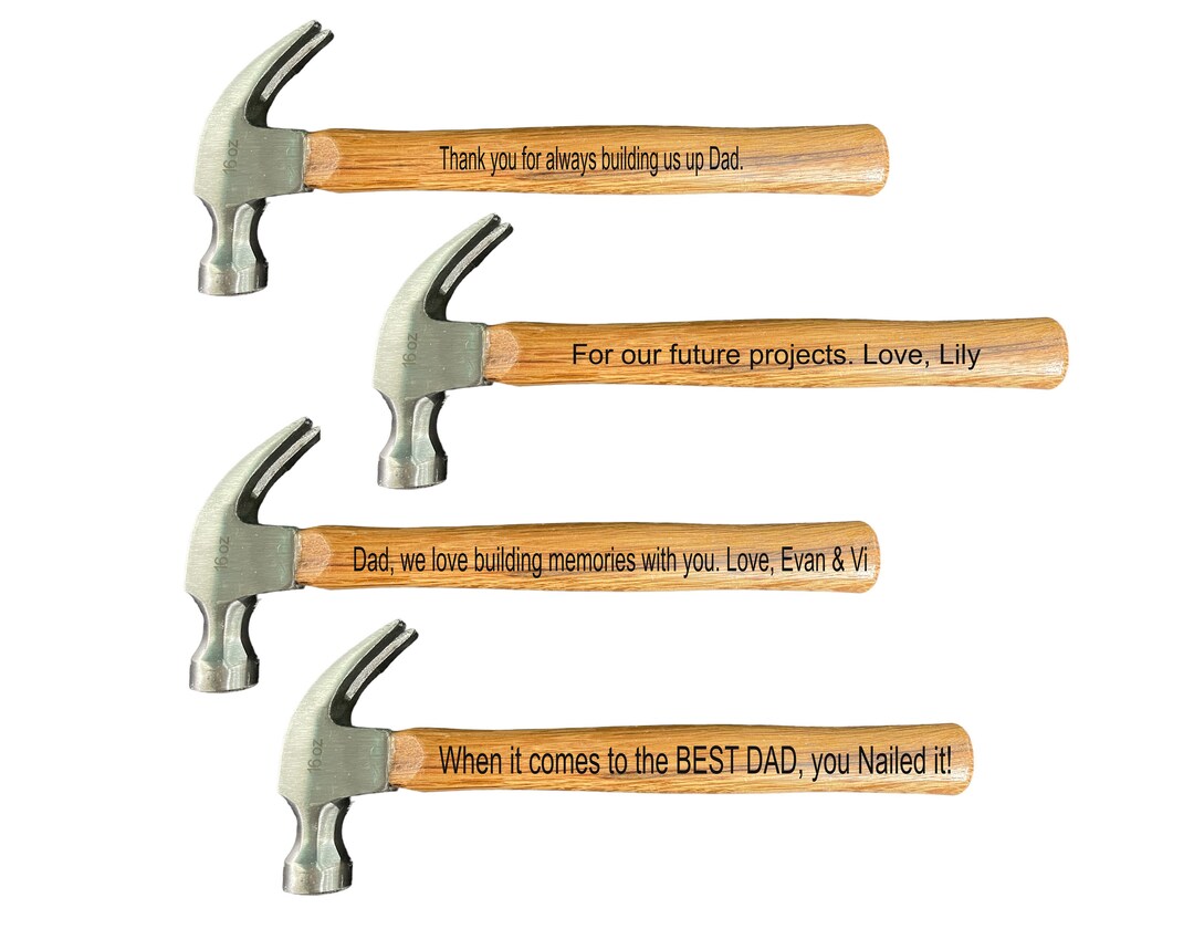 Personalized Engraved Hammer - Father's Day Gift From Kids - Gift From ...