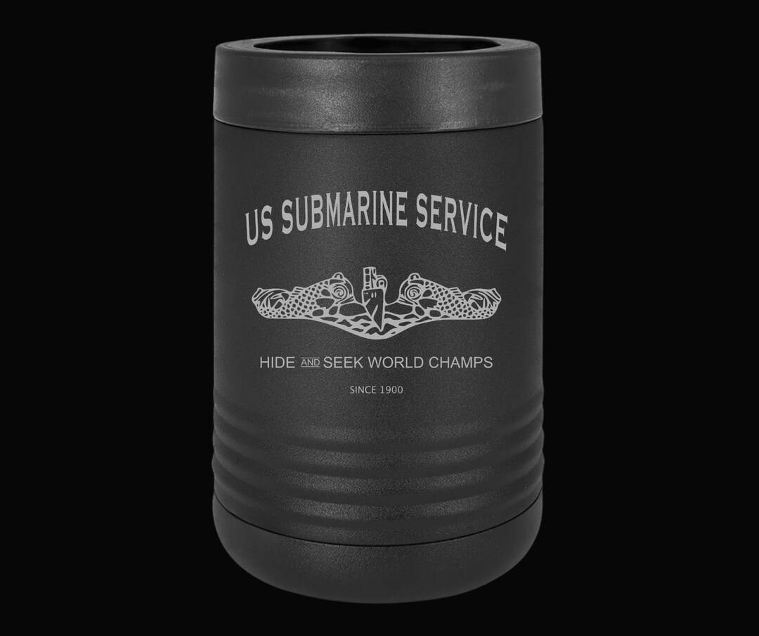US Navy Submarine Veteran Custom Hard Can Koozie - Etsy