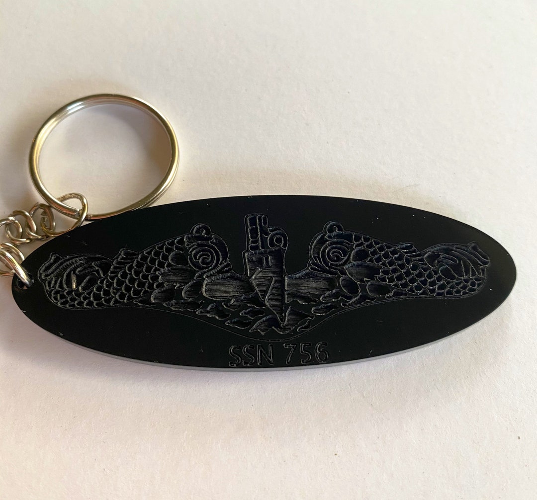 US Navy Submarine Dolphin Key Chain - Etsy
