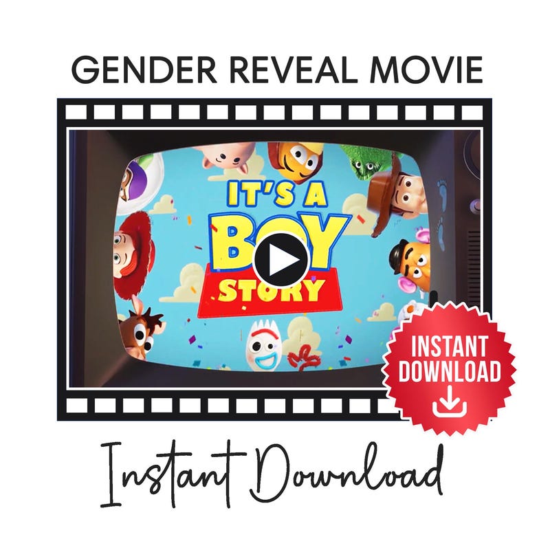 Toy Story Gender Reveal - Etsy