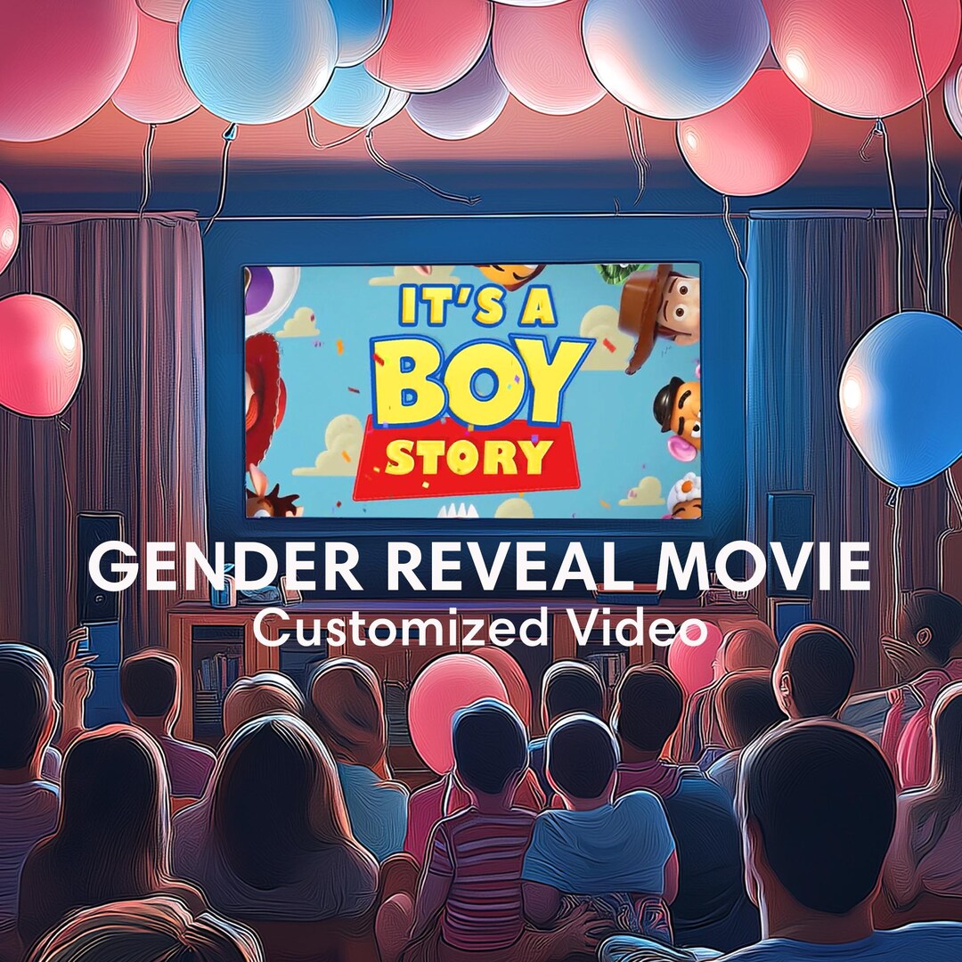 Toy Story Gender Reveal Movie, Toy Story Boy or Girl Gender Reveal ...