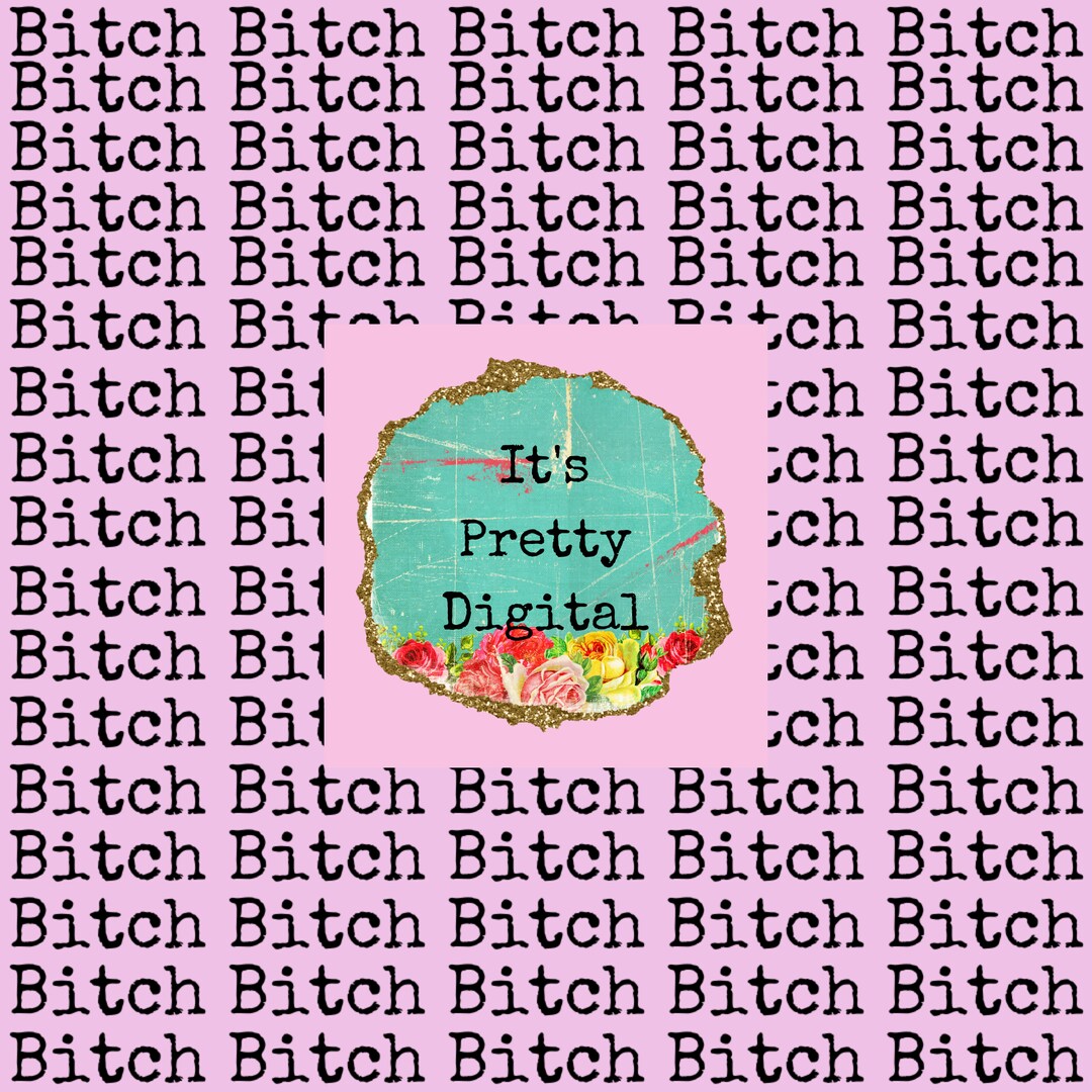 Swear Word Seamless Pattern Surface Pattern Sweary Digital Surface ...