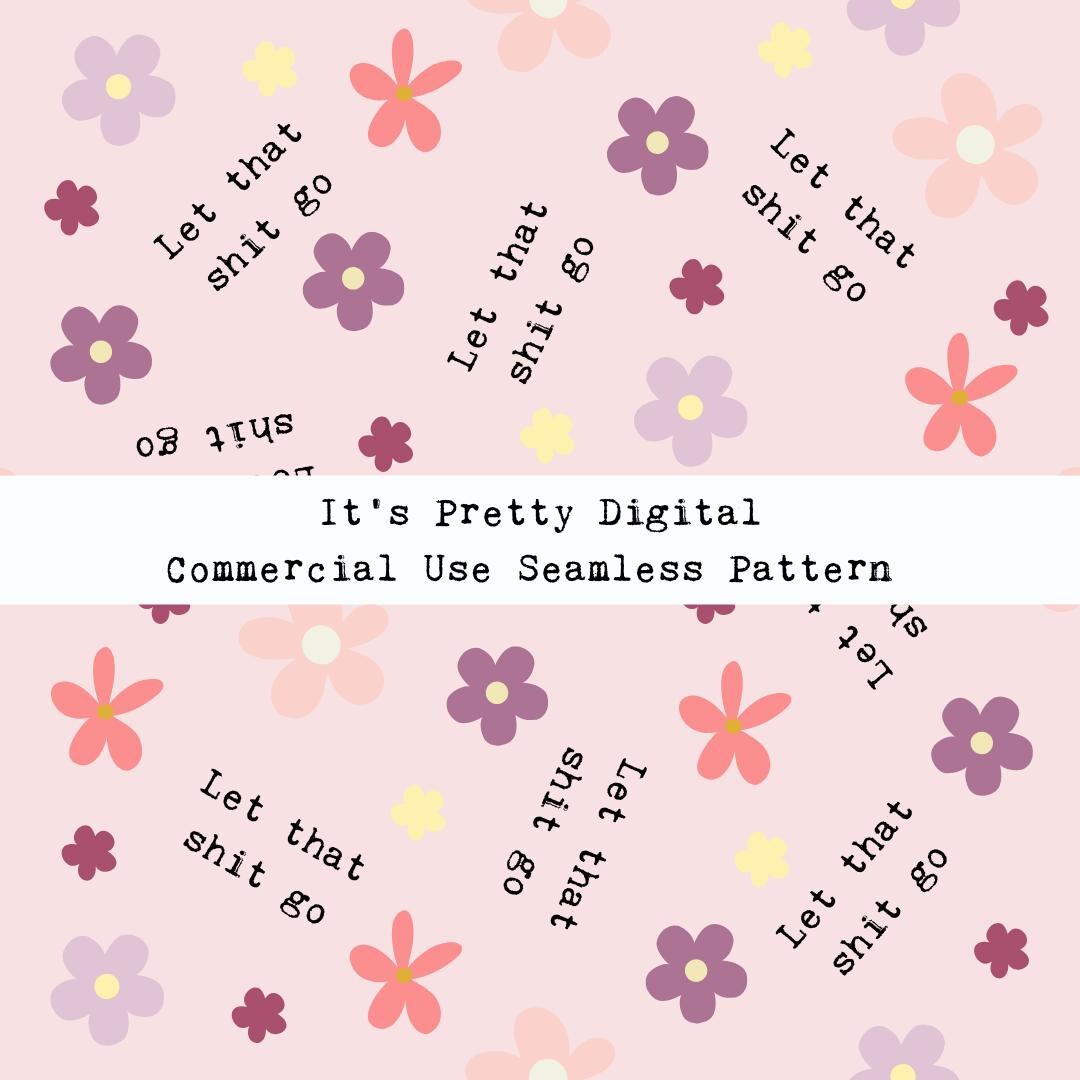 Psassy Swear Word Rude Seamless Repeat Pattern Design Commercial Use ...