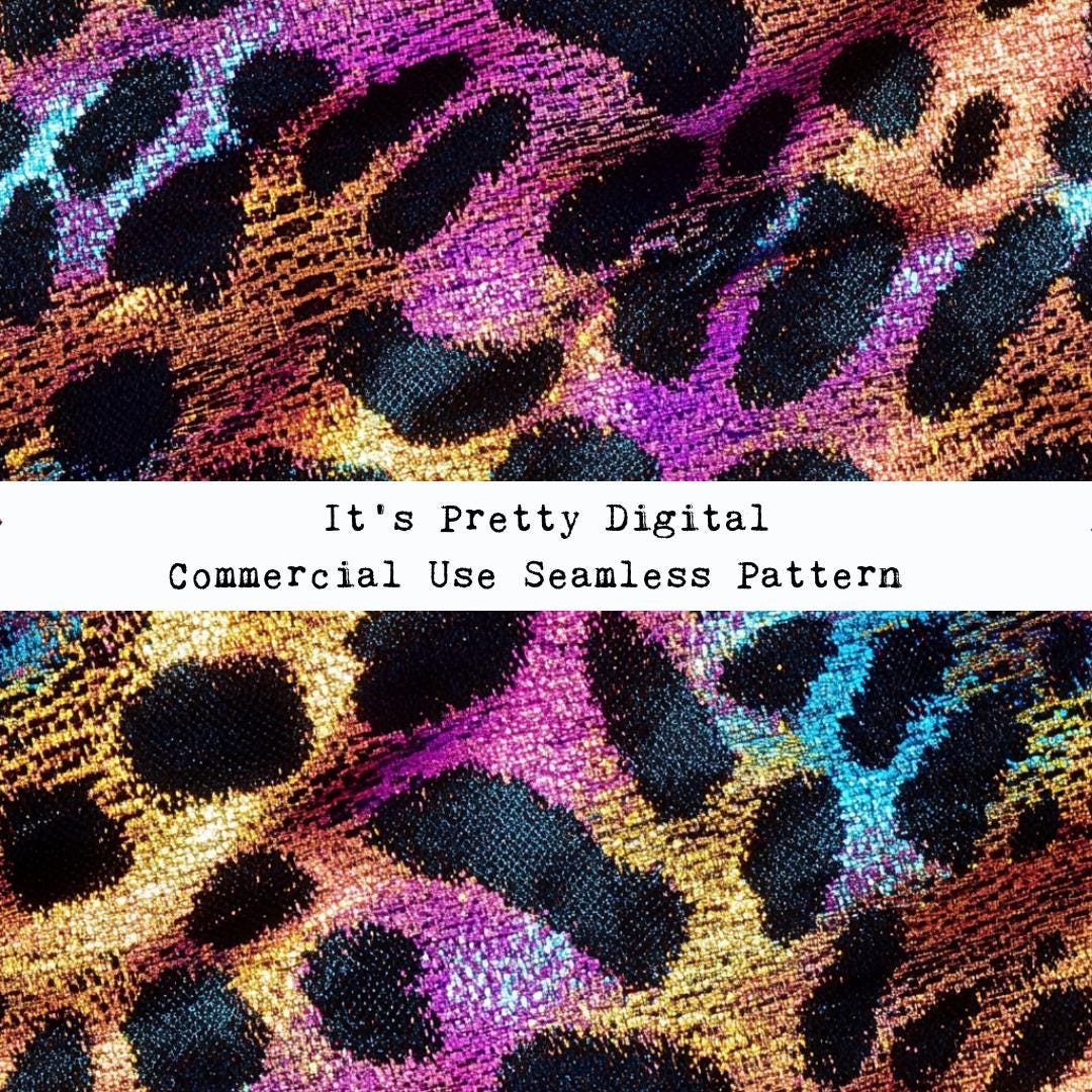 Textured Realistic Leopard Print Sparkle Seamless Repeat Pattern Fabric ...