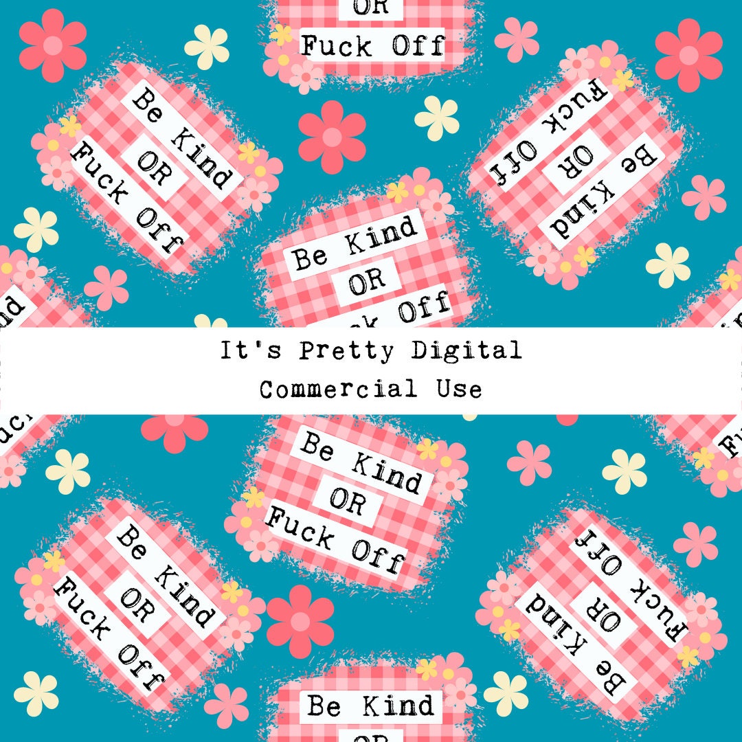 Swear Word Digital File Seamless Pattern Surface Fabric Design ...