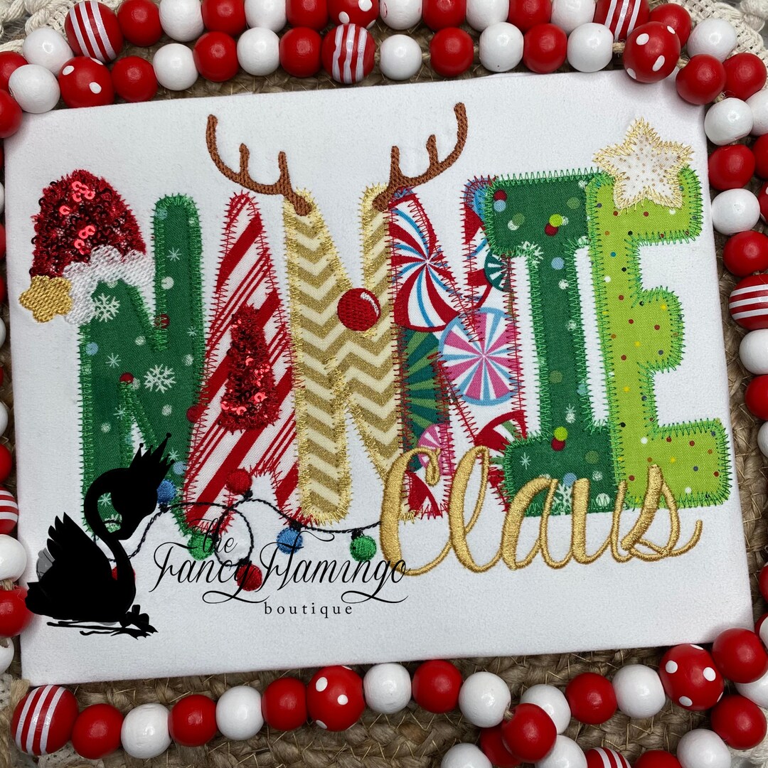 Personalized Grandma Christmas Shirt, Custom Nickname Sweatshirt - Etsy