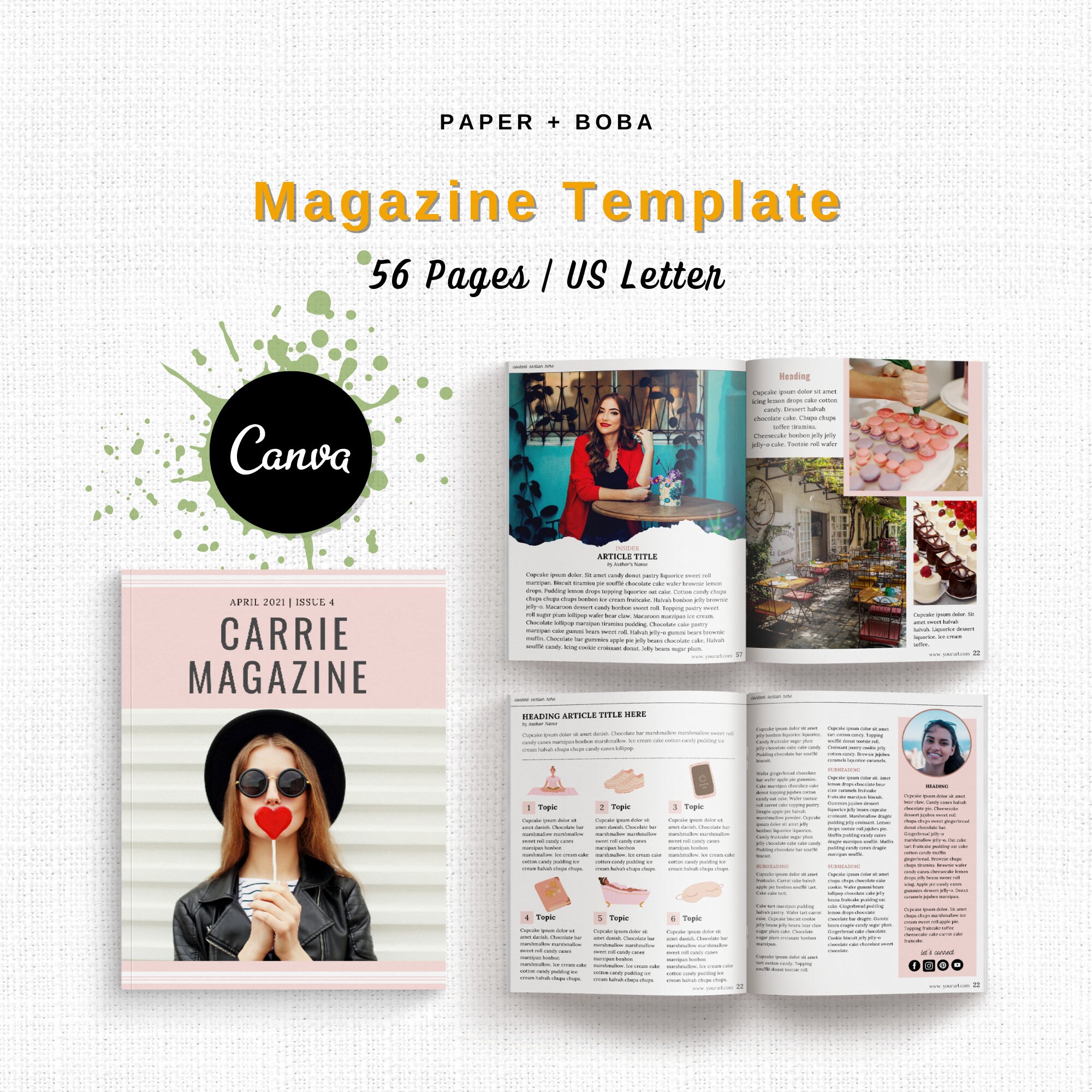 Magazine Pages Design Inspiration