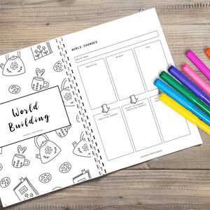 Book Writing Printable Planner for Writers. Includes Word Count Tracker ...
