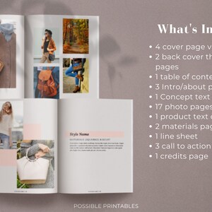 Canva Fashion Lookbook Template for Designers & Business - Etsy
