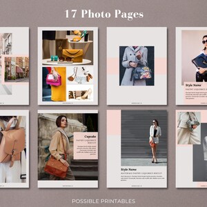 Canva Fashion Lookbook Template for Designers & Business - Etsy