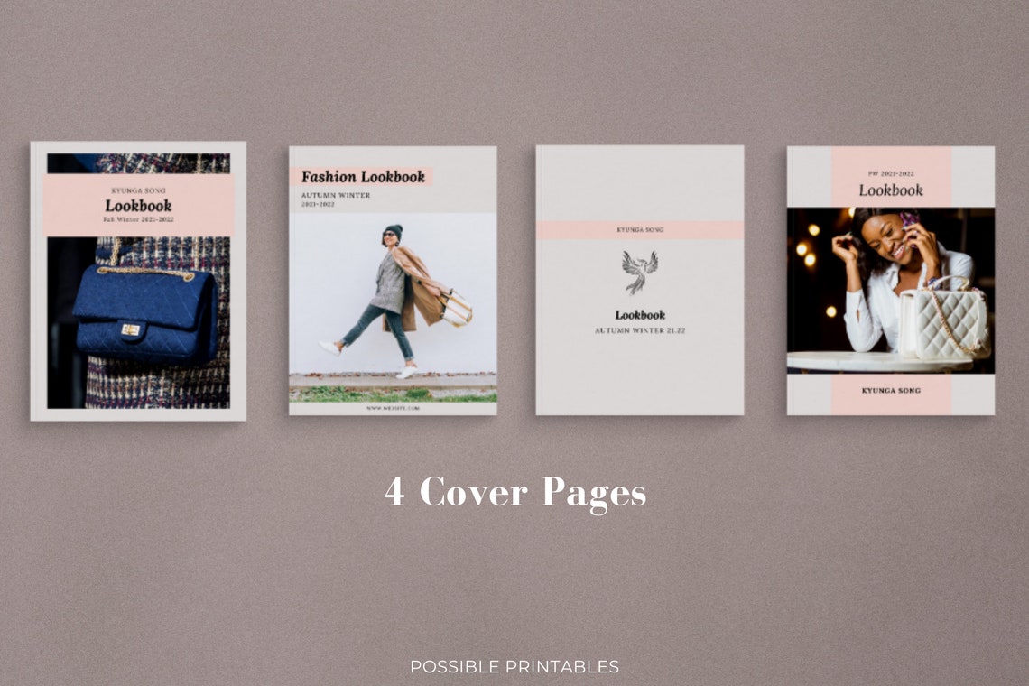 Canva Fashion Lookbook Template for Designers & Business - Etsy