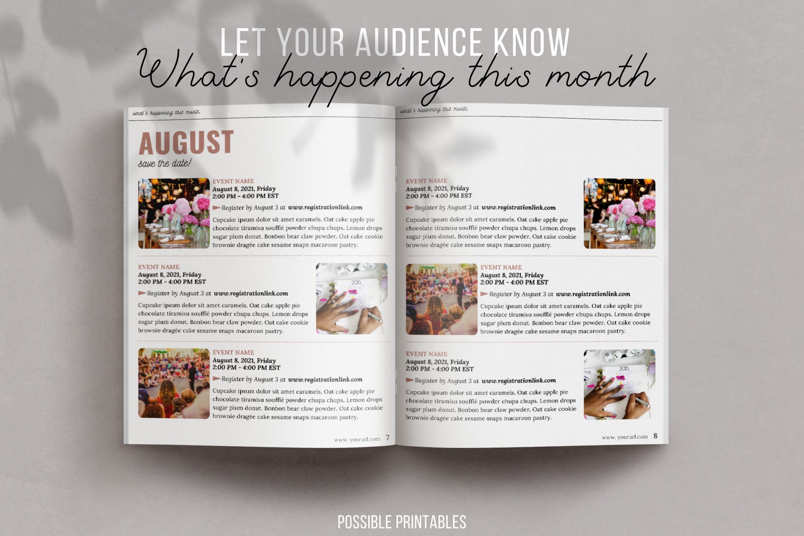 Canva Magazine Template for small business owners & bloggers | Etsy
