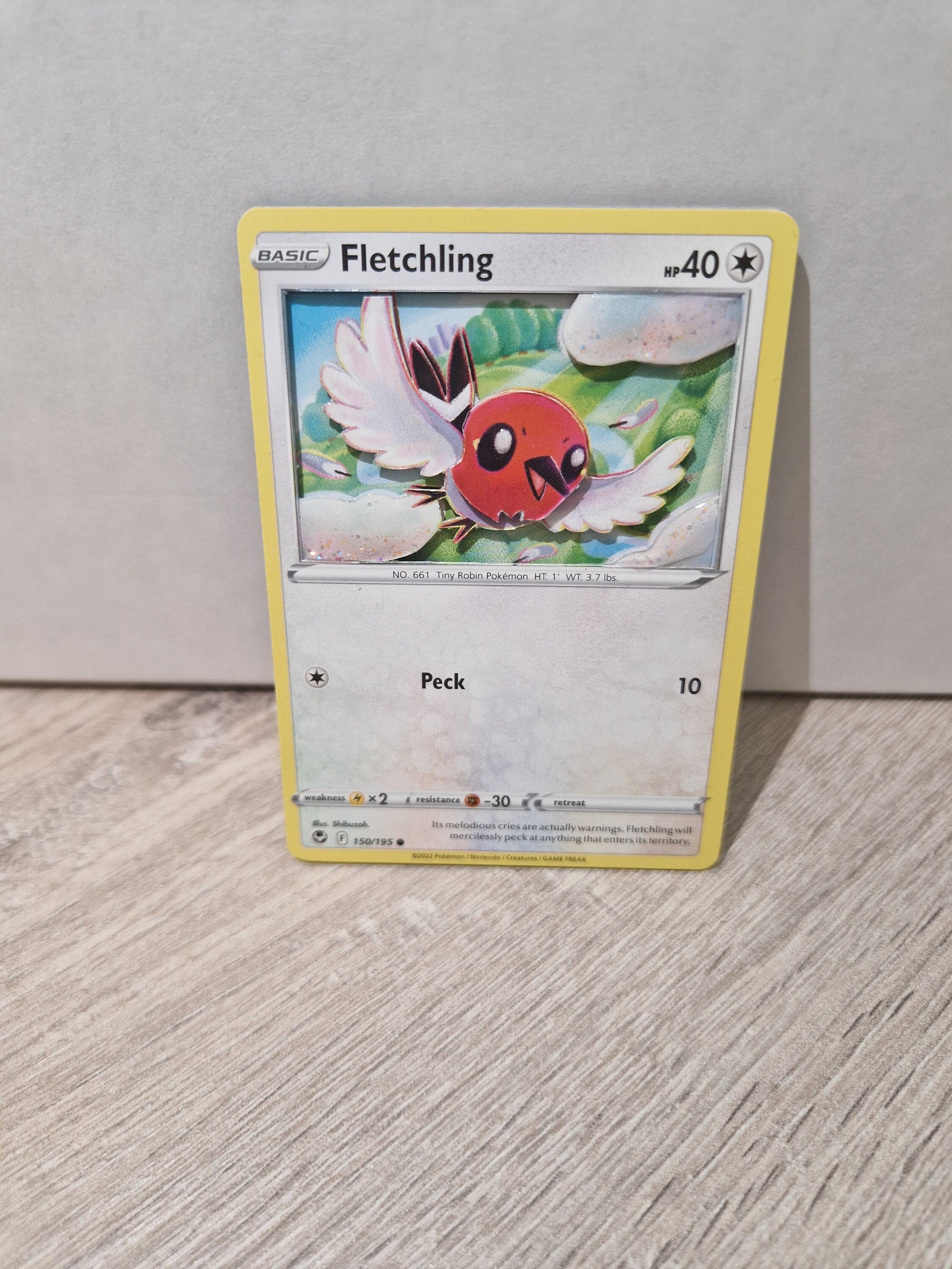 Pokemon Fletchling Card