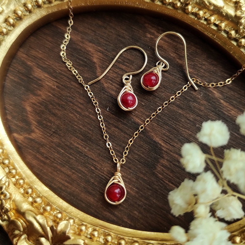 Ruby Jewelry - Etsy