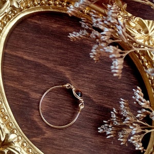 Tiger's Eye Ring in 14K Gold Filled, Rose Gold Filled, Sterling Silver ...