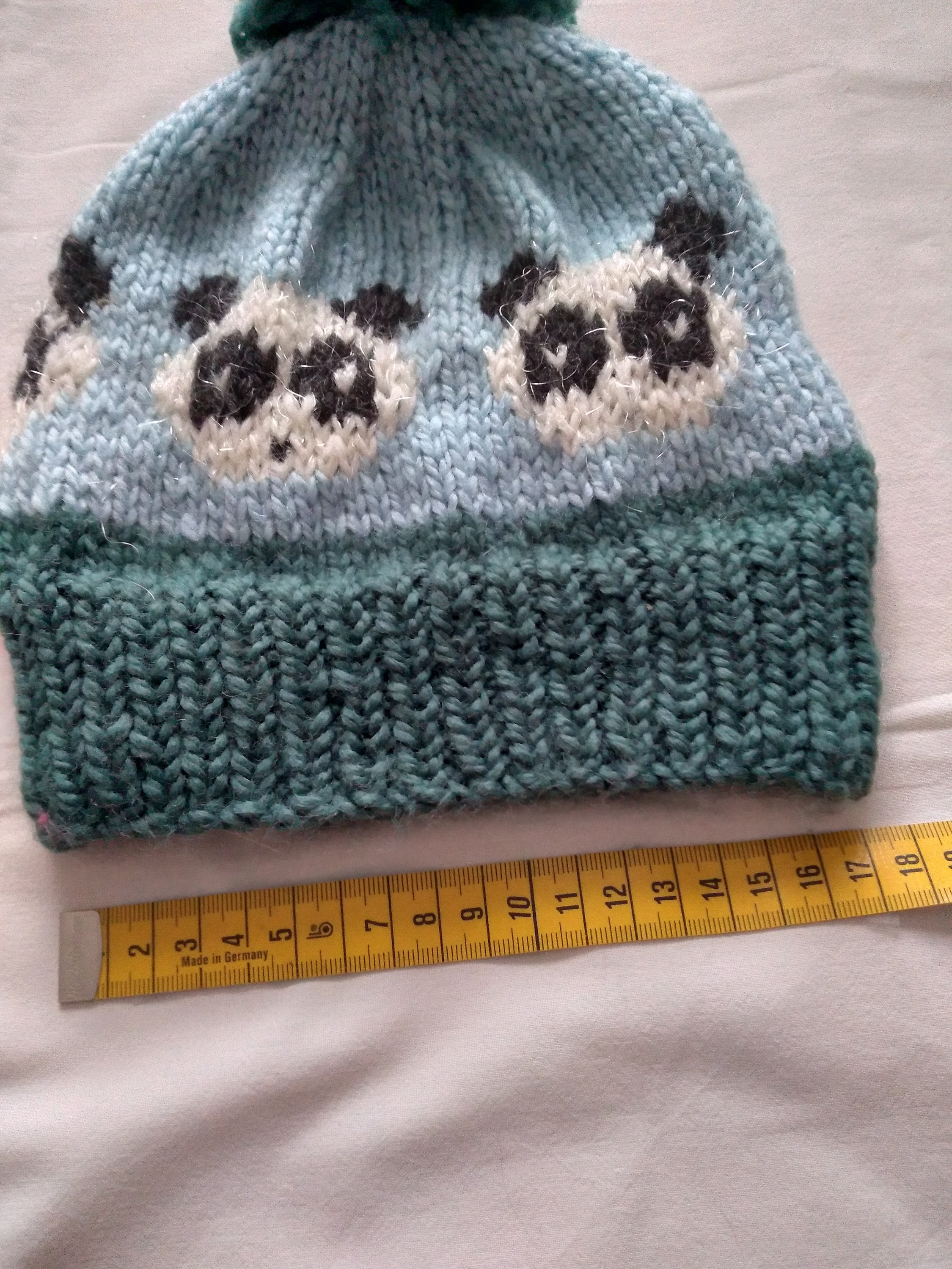 Bonnet Panda Hyper Chaud Tricoté Main - Etsy UK