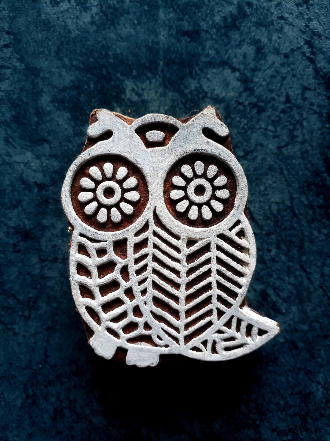 Owl Printing Block Indian Wooden Block Animal Block Print - Etsy