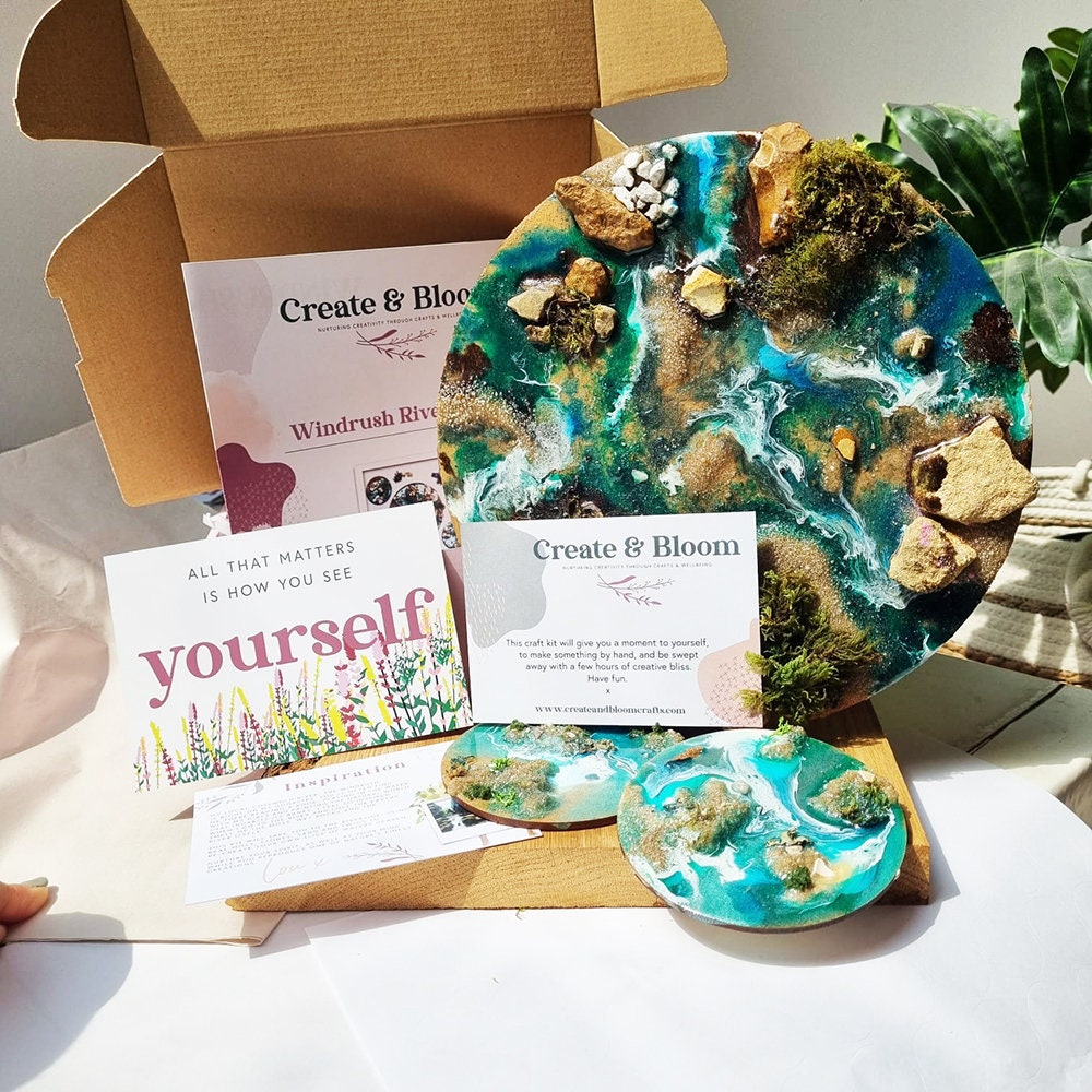 Windrush Riverbank DIY Resin Artwork Kit Resin Starter Kit Epoxy Craft ...