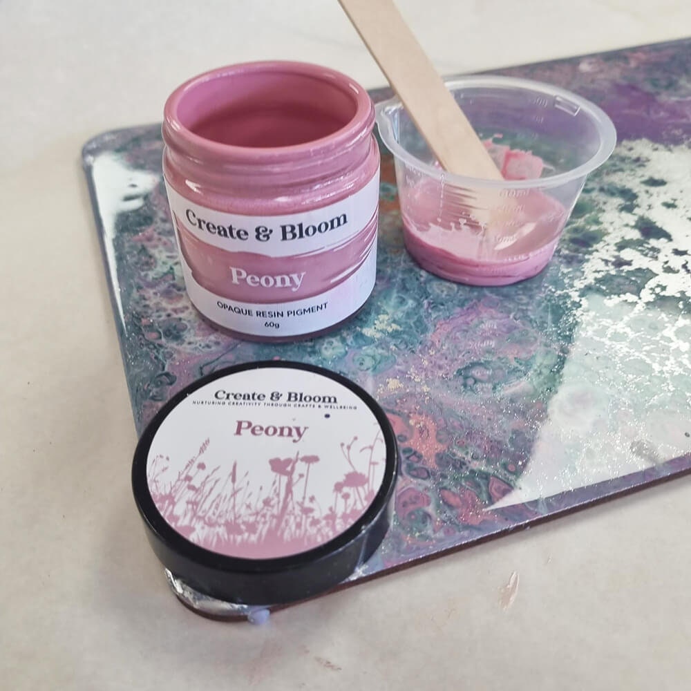 PEONY Dusky Pink Opaque Epoxy Resin Pigment Paste UK Made Highly ...
