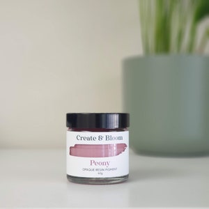 PEONY Dusky Pink Opaque Epoxy Resin Pigment Paste UK Made Highly ...