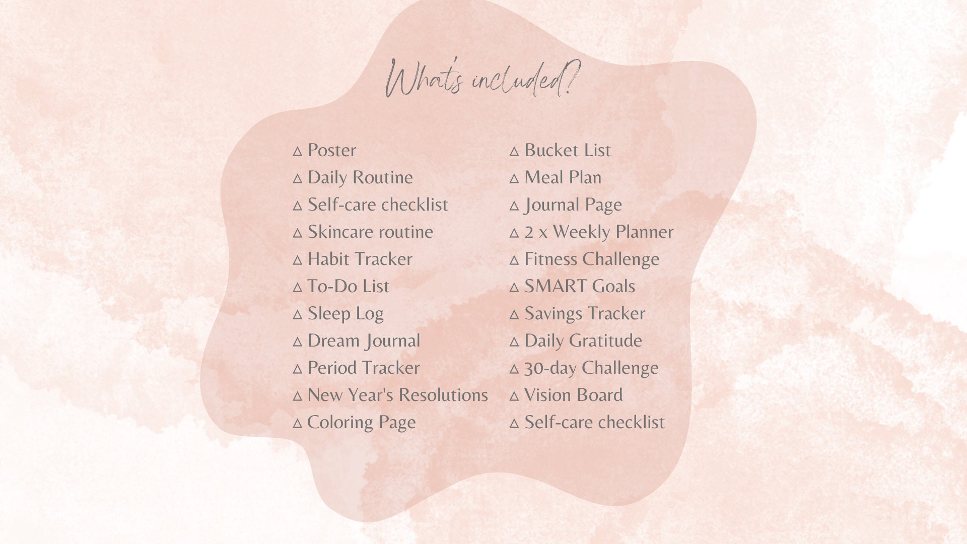 Self-care Rituals Habit Tracker Bundle Self Care Printable Planner ...
