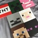 Minecraft Canvas Hand Painted Minecraft Inspired Wall Art - Etsy