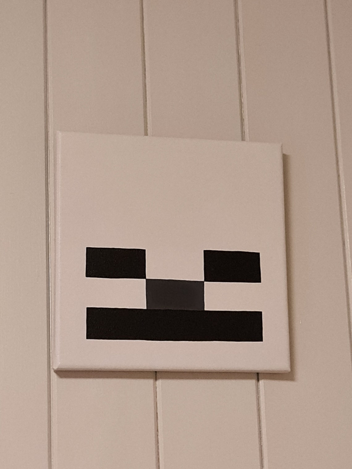 Minecraft Canvas Hand Painted Minecraft Inspired Wall Art - Etsy Australia
