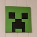 Minecraft Canvas Hand Painted Minecraft Inspired Wall Art - Etsy Canada