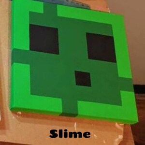 Minecraft Canvas Hand Painted Minecraft Inspired Wall Art - Etsy Canada