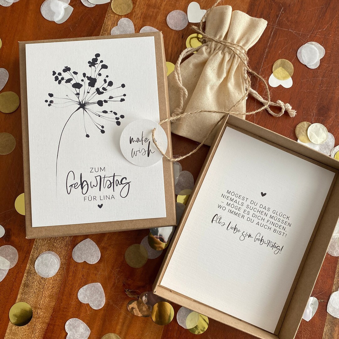 Gift Wrapping dandelion Gift Box Birthday Gift Cash Gift Individual ...