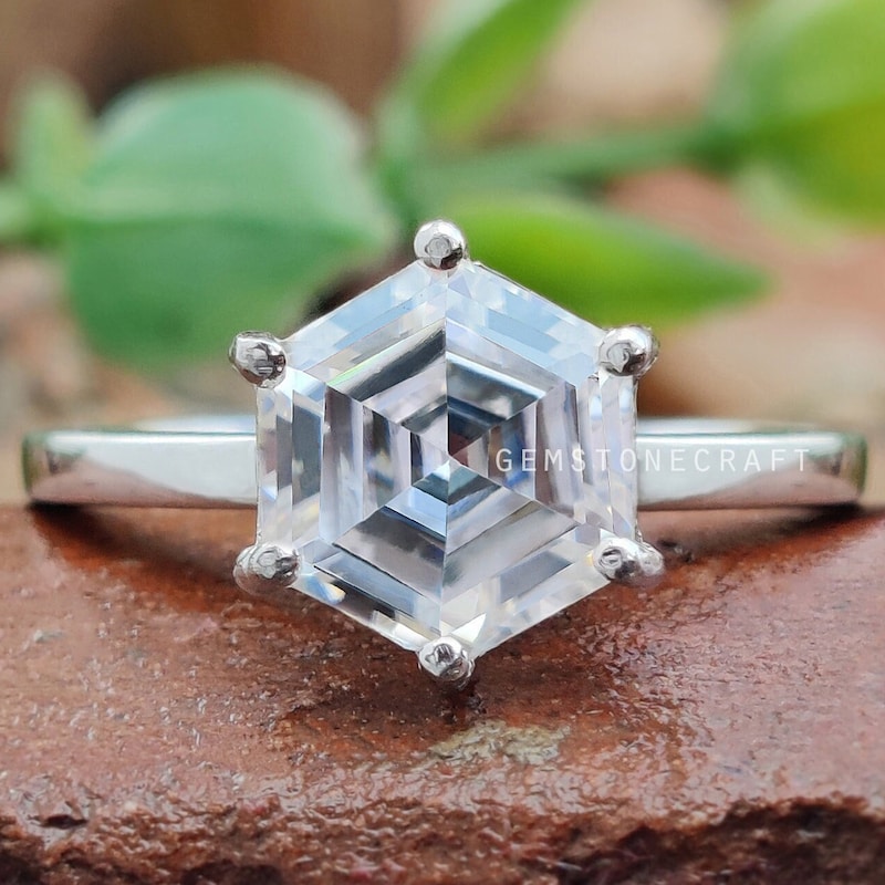 Hexagon Ring - Etsy