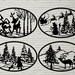 Winter Scene SVG, Christmas DXF Cut File, Cricut Clipart, Dxf File for ...