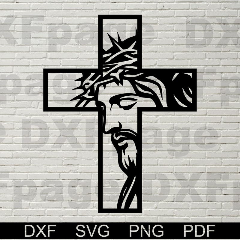 Jesus Dxf Metal File - Etsy