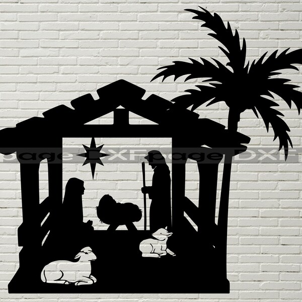 Vinyl Nativity - Etsy
