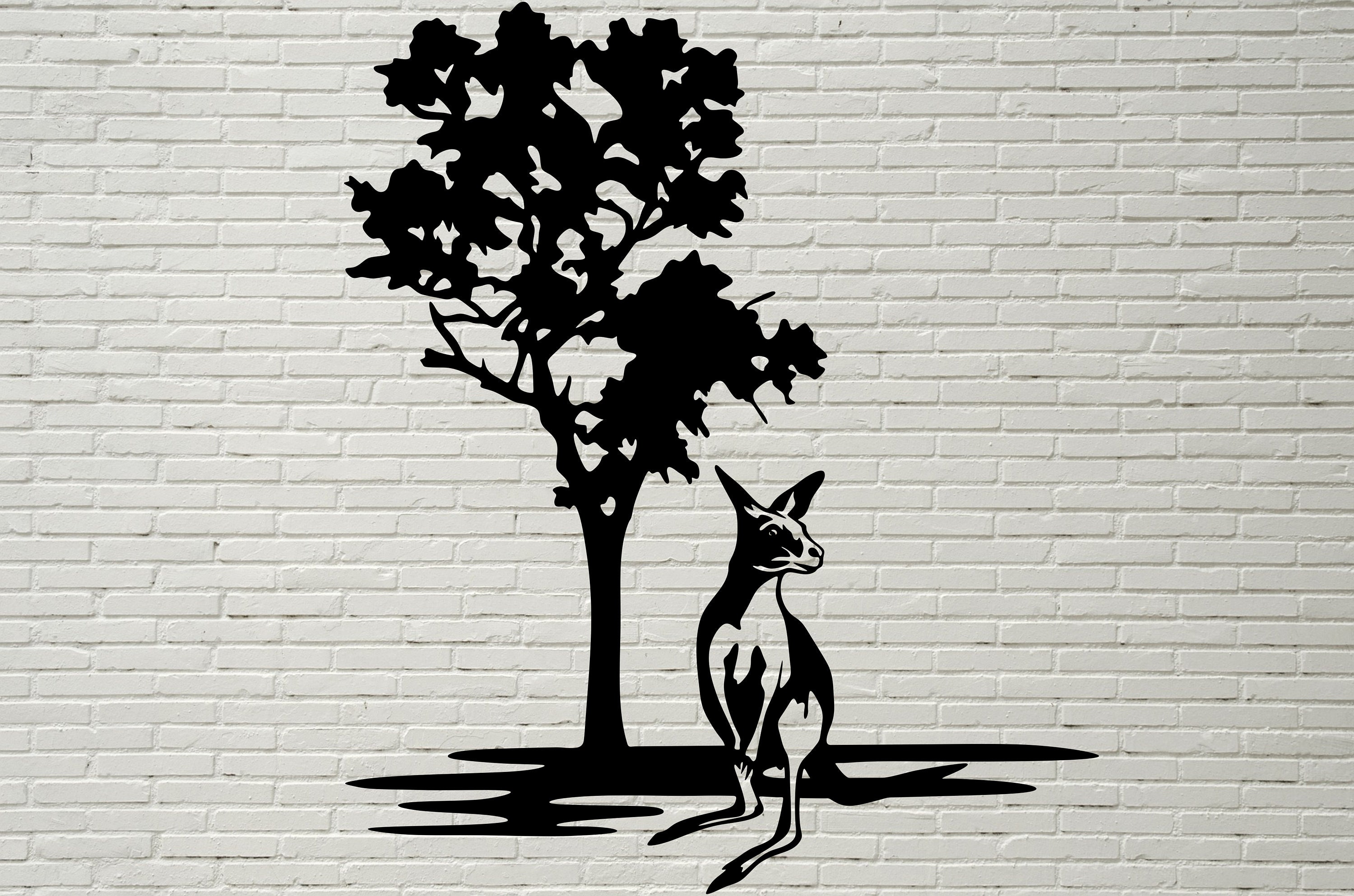 Kangaroo Svg Cut File Australia Wild Life dxf for plasma | Etsy